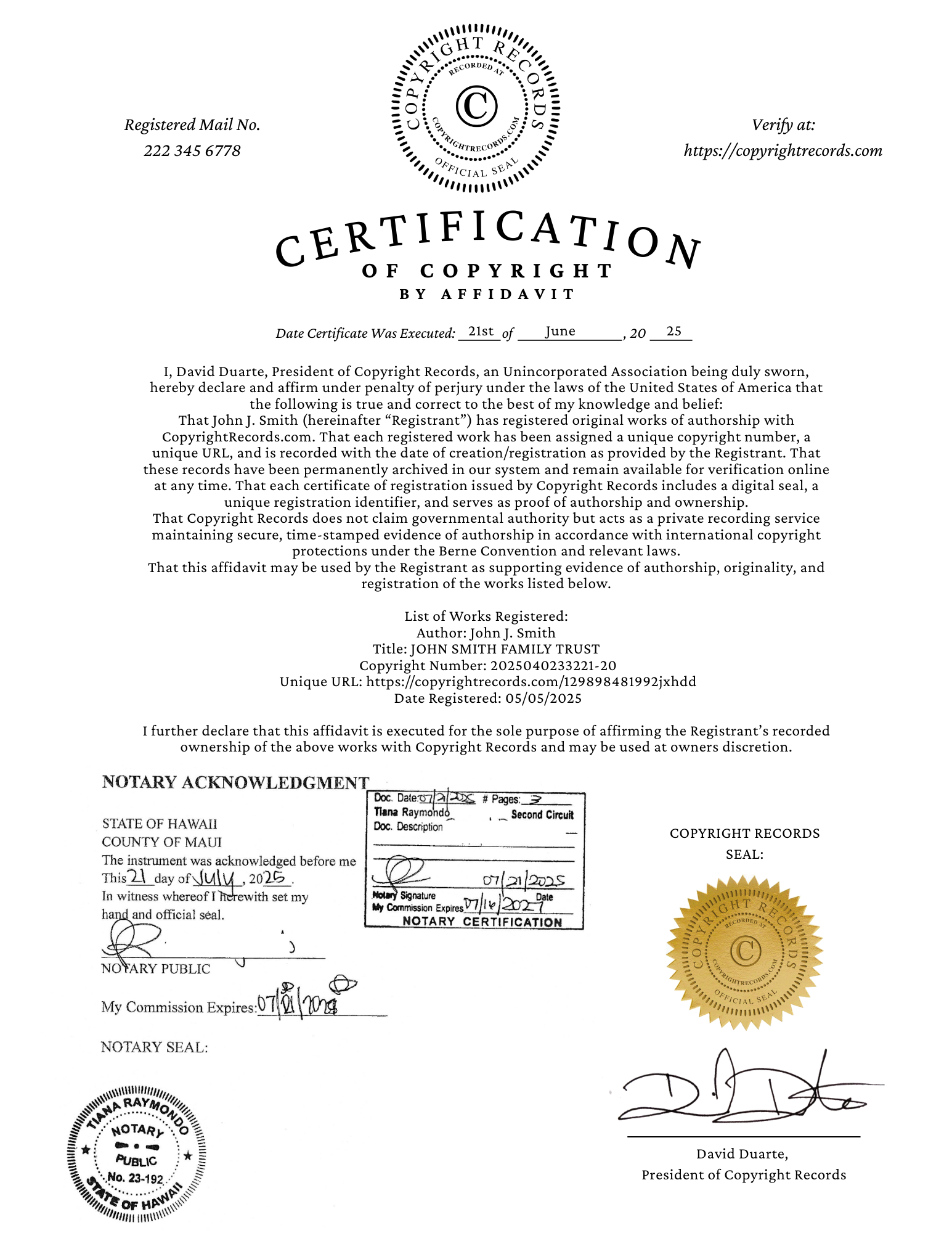 Pricing | Copyright Records